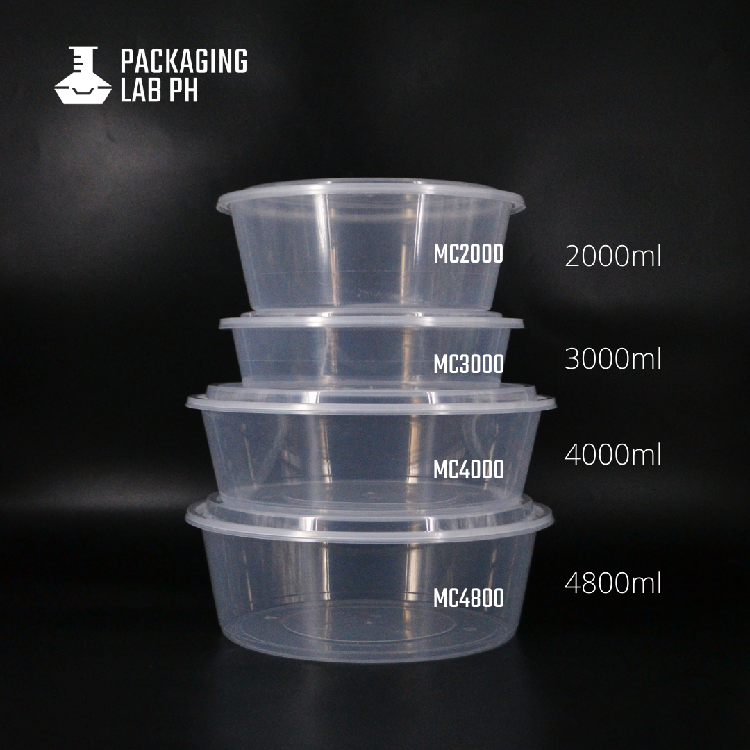3000ml Round Microwavable Container – Packaging Lab Philippines