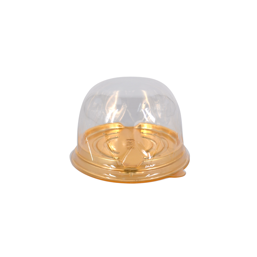 2-piece Cupcake Dome (Gold / Brownblack) – Packaging Lab Philippines