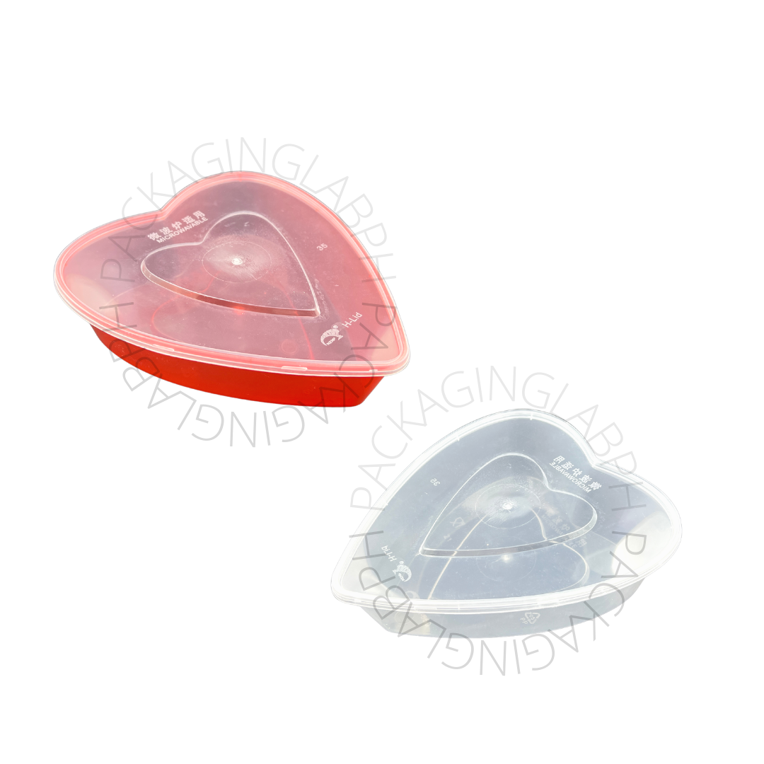 500ml and 650ml Heart Microwavable – Packaging Lab Philippines