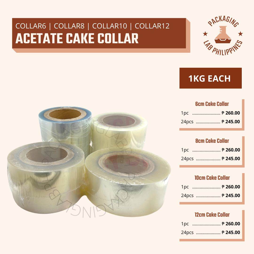 Acetate Cake Collar for Cakes & Pastries (1kg) – Packaging Lab Philippines