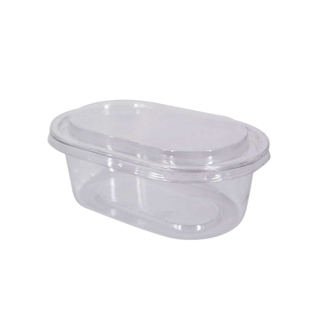 Clear Oval Container (for Mousse, Cakes, Salads etc) – Packaging Lab ...
