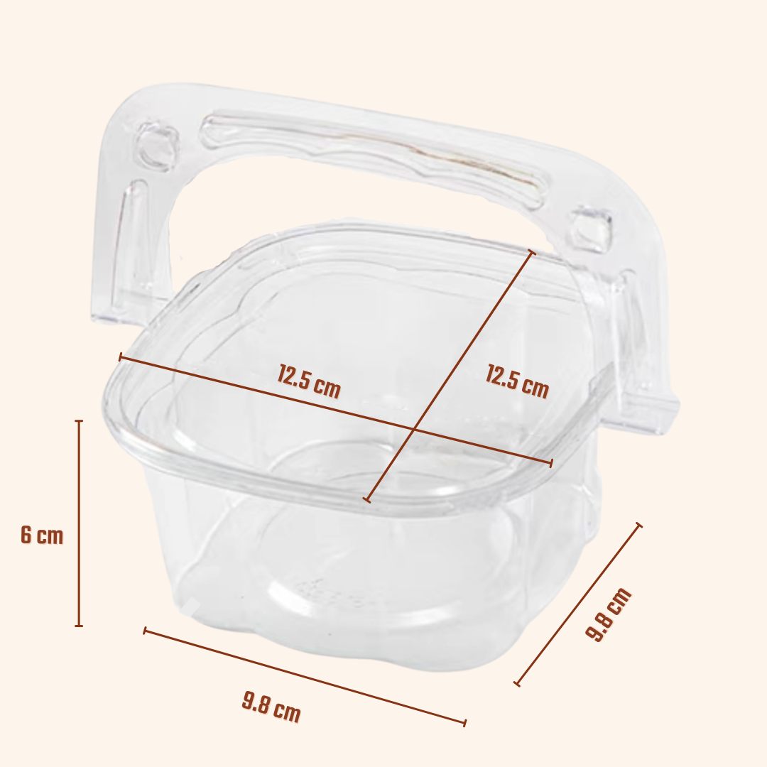 Square Deli Container with Handle – Packaging Lab Philippines